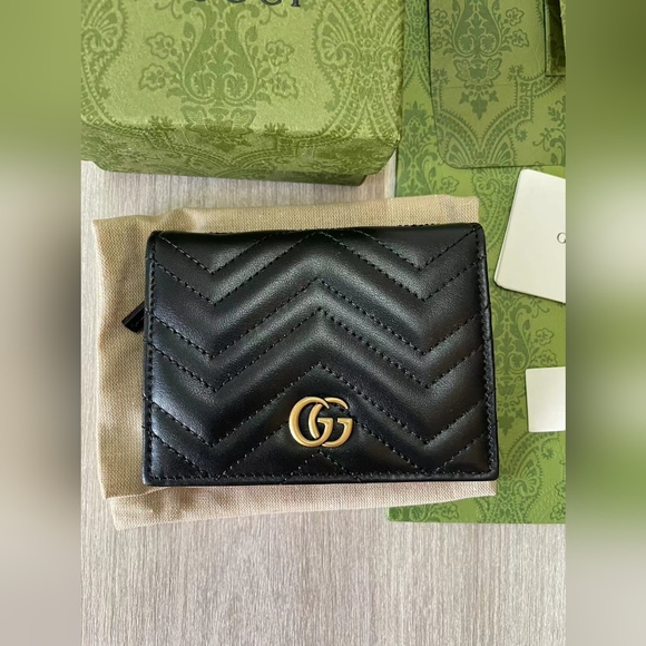 Gucci | Bags | Gucci Gg Marmont Card Case Wallet | Poshmark